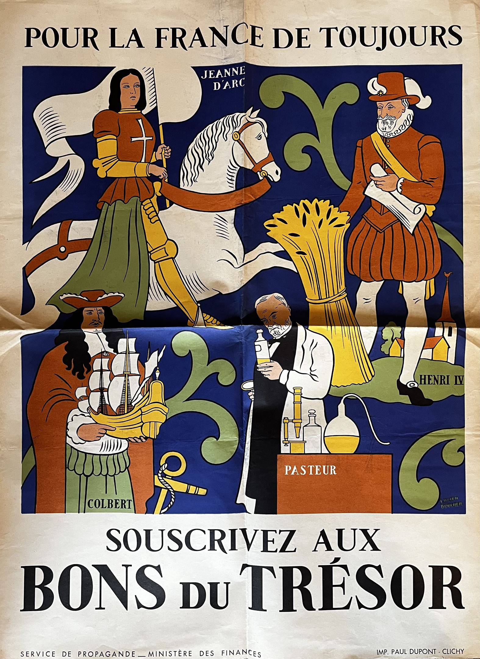 Lucien BOUCHER - « Pour la France de toujours , souscrivez aux bons du ... Lucien BOUCHER - « Pour la France de toujours , souscrivez aux bons du ...