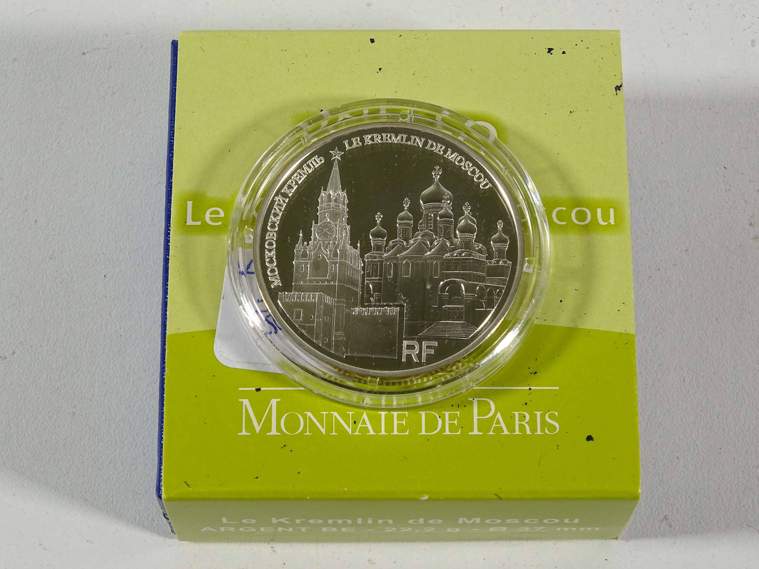 Monnaie De Paris Pi ce De 10 Euros En Argent Ann e 2009 Le Kremlin De