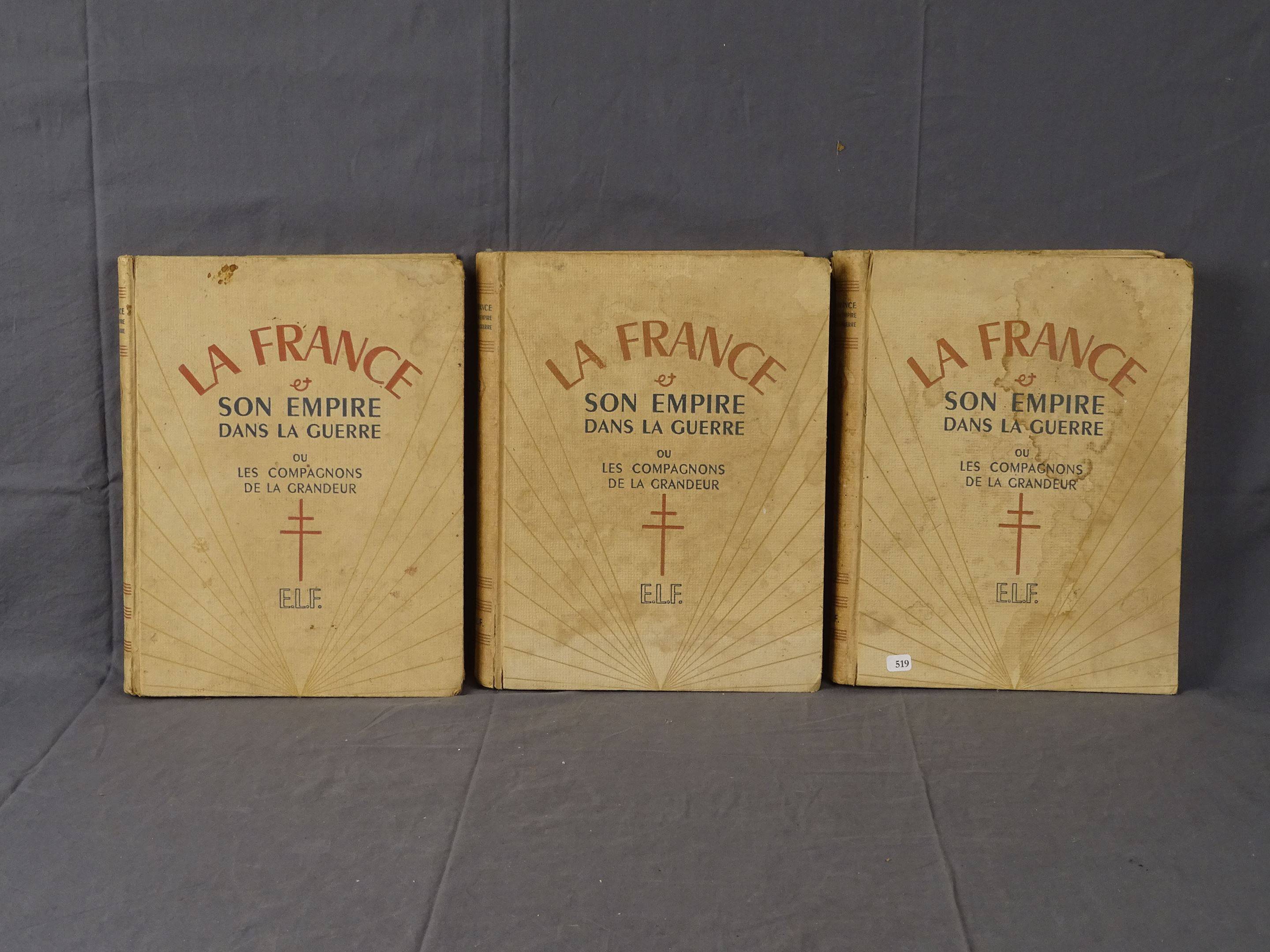 FR2GM - Livre - La France et son empire dans la guerre, en 3 volumes ... FR2GM - Livre - La France et son empire dans la guerre, en 3 volumes ...