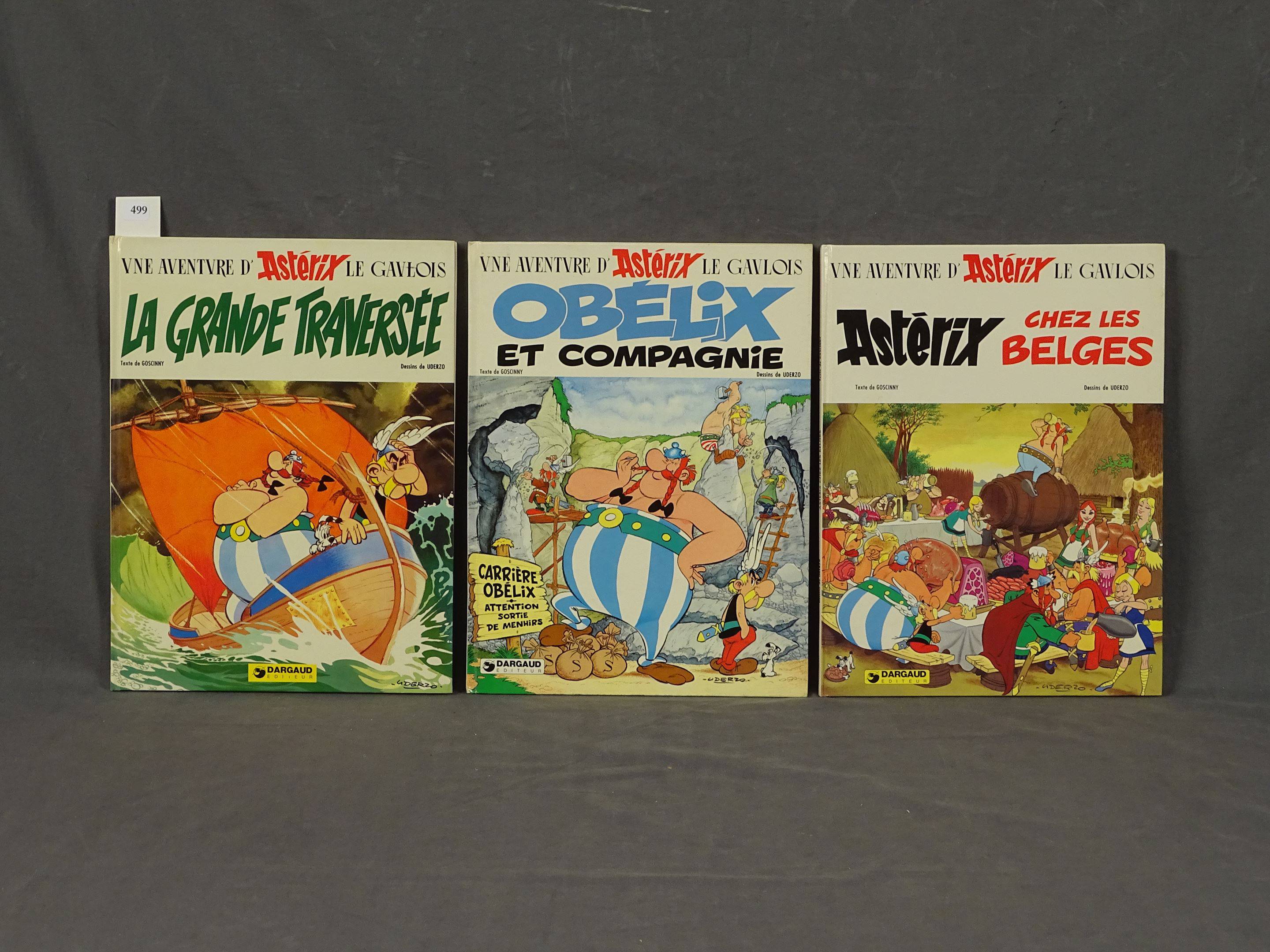 Uderzo : Astérix 22, 23 et 24 ; La Grande traversée, Obélix et ... Uderzo : Astérix 22, 23 et 24 ; La Grande traversée, Obélix et ...